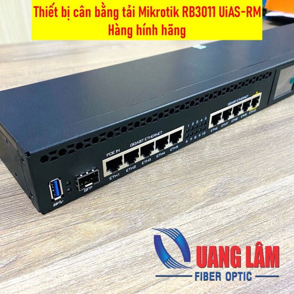 Router cân bằng tải Mikrotik RB3011 UiAS-RM – Công ty TNHH Công Nghệ Quang Lâm