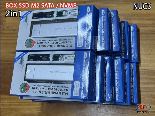 BOX SSD M2 SATA / NVME 2in1 To USB – EDG.VN