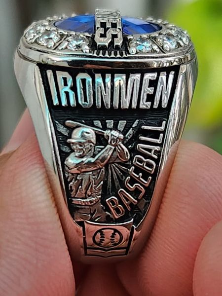 nhẫn mỹ xưa full xoàn đá xanh hãng Jostens ltm – Sưu tầm hàng Tốt