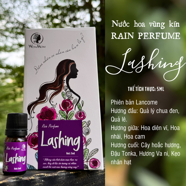 Nước Hoa Vùng Kín Rain Perfume - Lashing - WONMOM