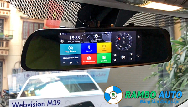 BÁO GIÁ CAMERA HÀNH TRÌNH WEBVISION M39 Ở HÀ NỘI: CAMERA KÉP – Rambo Auto