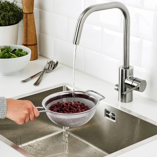 Rây Lọc Inox Cầm Tay Klockren IKEA 2L – Lọc Bã, Vớt Rau