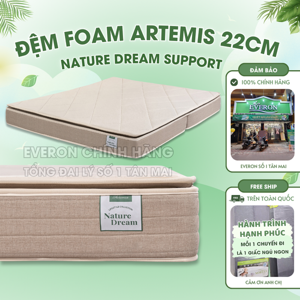 [Chính hãng] Đệm Foam Artemis Everon 22cm Nature Dream Support – Everon Tân Mai | Tổng Đại Lý ...