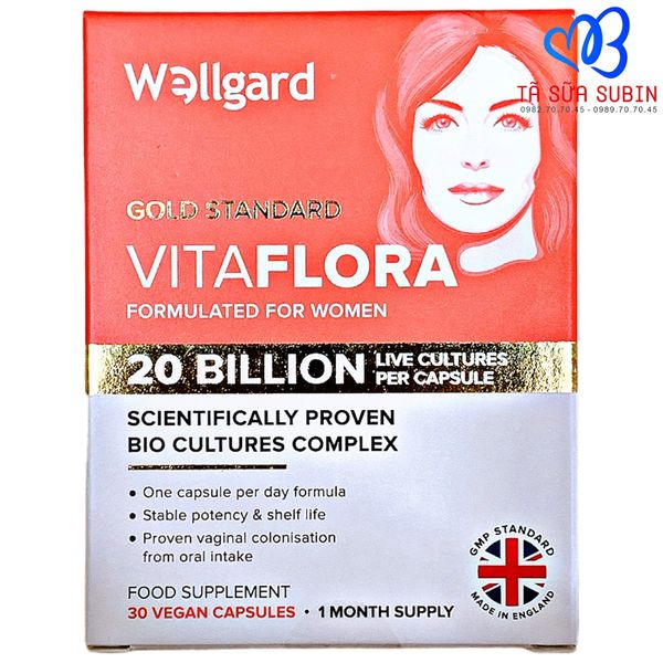 Men Vi Sinh Phụ Khoa Vitaflora Anh Viên 30 – Tã Sữa SuBin