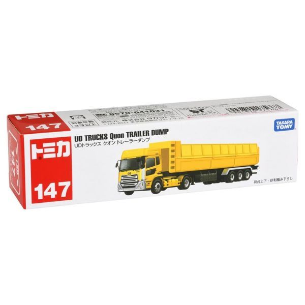 Mô hình xe No.147 UD TRUCKS QUON TRAILER DUMP chính hãng Takara Tomy – nShop - Game & Hobby