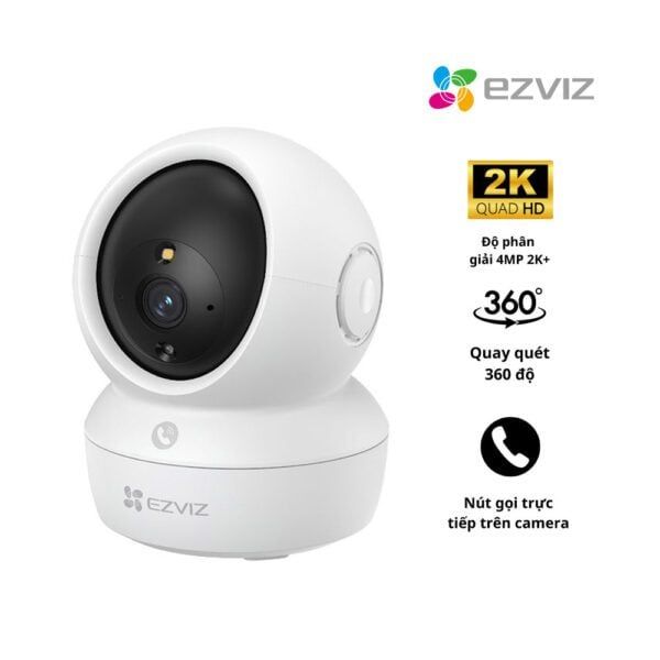 Camera WiFi 4MP quay quét, gọi qua app EZVIZ H6c Pro 2K+ – PC Gaming, đồ họa, văn phòng, linh ...