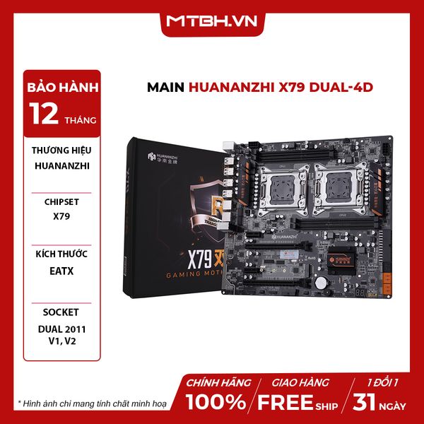 Main HUANANZHI X79 Dual-4D – Máy Tính Biên Hòa