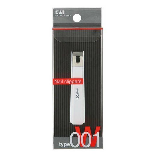 Bấm móng tay thân nhựa KAI (màu trắng, cỡ trung) – hangnhatnoidiatot