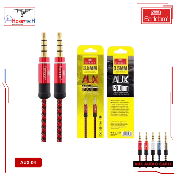 Dây Ra Loa 2 Đầu 3.5 Earldom AUX- 04 – Hobbytech