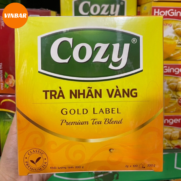 COZY GOLD LABEL HỘP 100 TÚI (18 HỘP/THÙNG) – Vinbar - Nguyên Liệu Thiết Bị Pha Chế Giá Sỉ