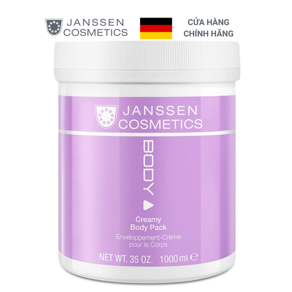 Kem ủ dưỡng da body Janssen Cosmetics Creamy Body Pack 1000ml – Công ty Janssen Cosmetics Việt Nam