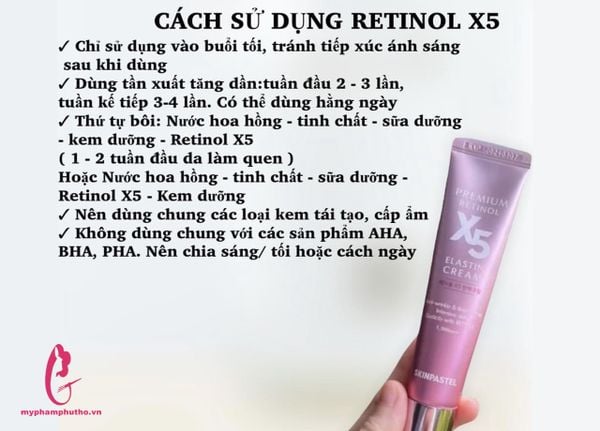 Kem Retinol X5 Elastin cream Skinpastel 30ml (Tuýp) – myphamphutho.vn