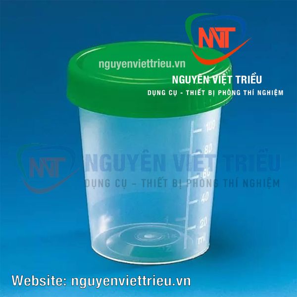 Lọ Nhựa đựng Mẫu Chia Vạch Nhựa Pp 100ml Brand Dụng Cụ Thí Nghiệm Nguyên Việt Triều