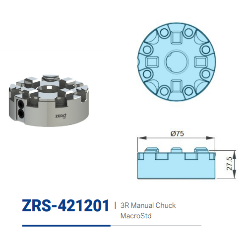 Đầu kẹp EDM ZRS-421201 – AZCOM
