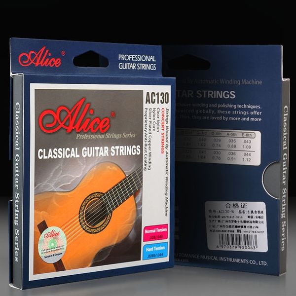 Bộ 6 Dây Guitar Classic Alice AC130 – Piano Plus