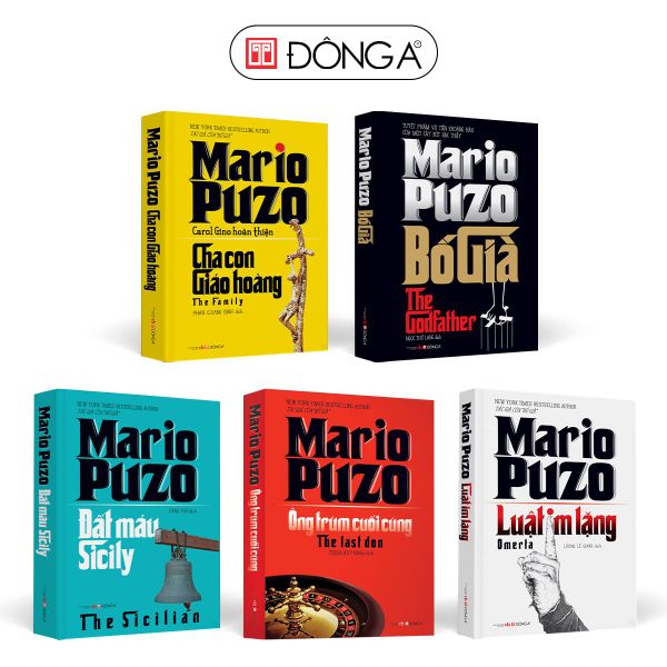 Box set 5 tiểu thuyết của Mario Puzo – SÁCH ĐÔNG A