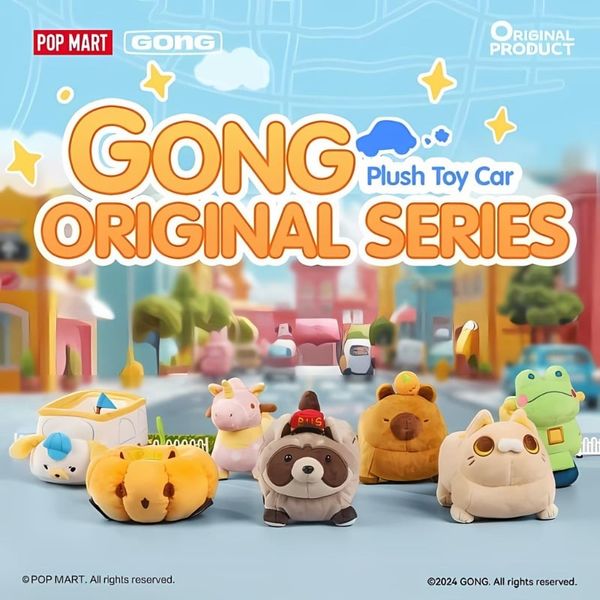 Blind box Gấu bông GONG Original Roaming Series Plush Toy Car POP MART – Toyzone