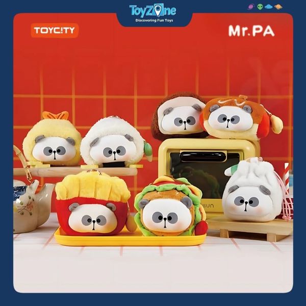 Mô hình Blind Box Móc khoá Gấu bông Mr.Pa What To Eat Today TOYCITY – Toyzone