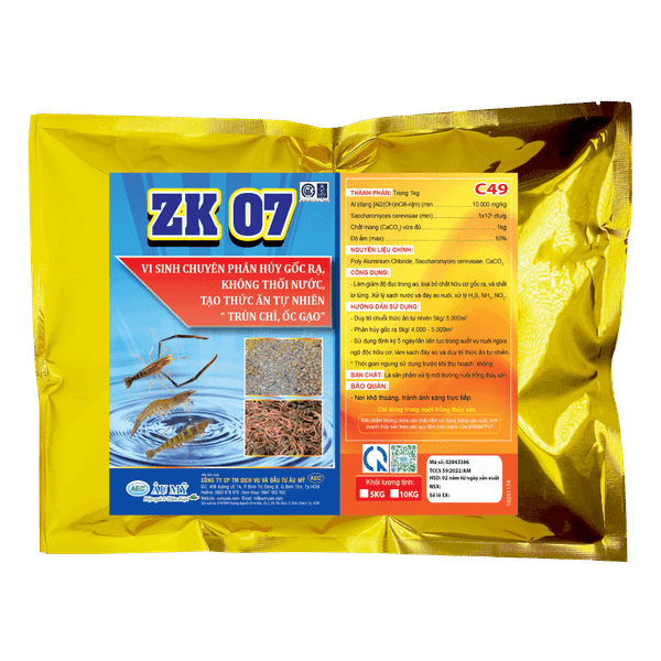 ZK 07 vi sinh phân hủy gốc rạ | Âu Mỹ AEC – Thuốc thủy sản ÂU MỸ AEC