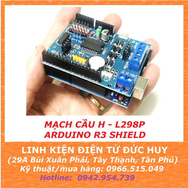 L298p Mạch Cầu H Arduino Uno R3 Shield Linh KiỆn ĐiỆn TỬ ĐỨc Huy 29a
