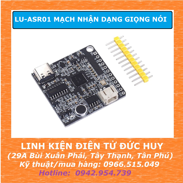LU ASR01 MẠCH NHẬN DẠNG GIỌNG NÓI – LINH KIỆN ĐIỆN TỬ ĐỨC HUY (29A BÙI XUÂN PHÁI)