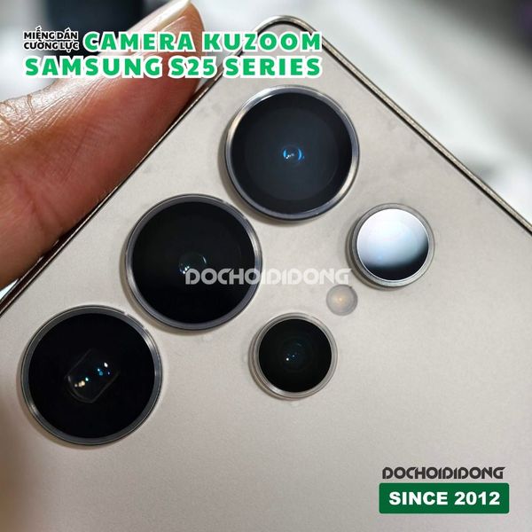 Vòng kính cường lực trong suốt bảo vệ camera cho Samsung S25 Ultra Plu – Đồ Chơi Di Động