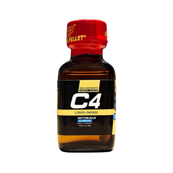 Chai hít kích thích Popper C4 Black Yellow – Chai 30ml