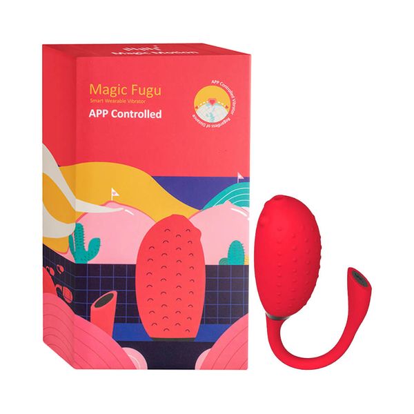 Trứng rung Magic Motion Fugu Đỏ cao cấp, chính hãng