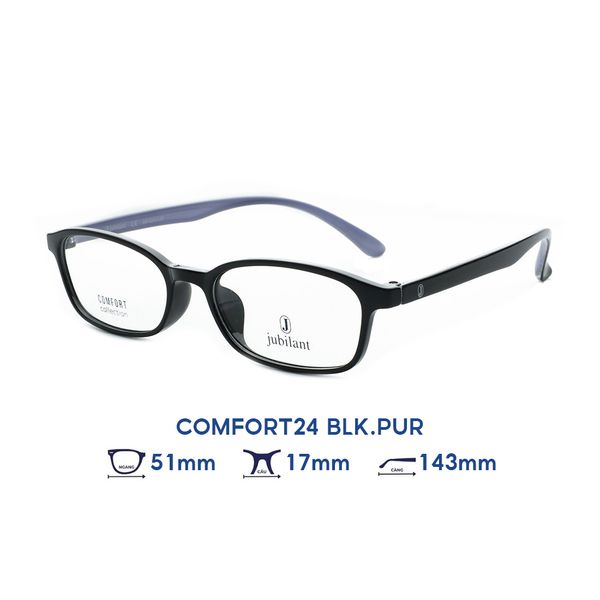 Gọng kính JUBILANT COMFORT24 BLK.PUR – LienSon