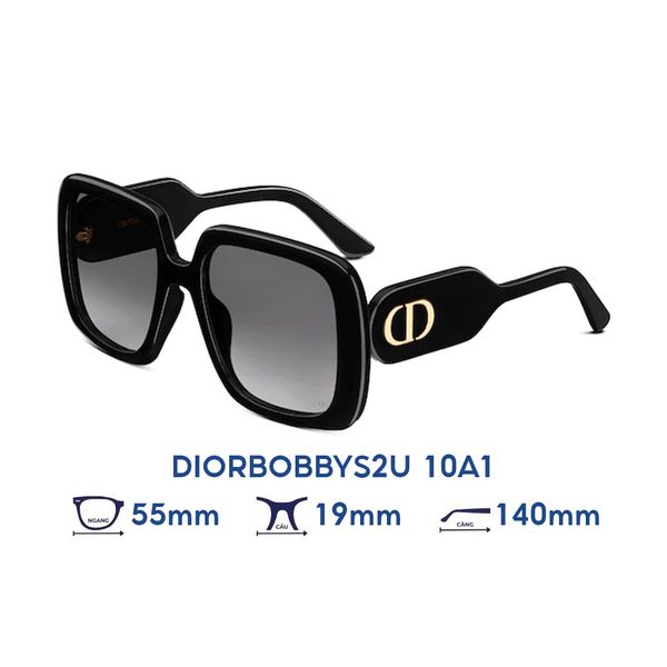Kính mát DIORBOBBYS2U 10A1 Đen | Giảm 20% – LienSon