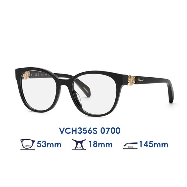 Gọng kính CHOPARD VCH356S 0700 Đen Thời trang 2025 | Giảm 20% – LienSon