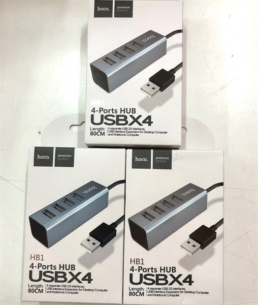 Hub Chia Cổng USB 4 Port Hoco HB1 – Phước Lộc Mobile - Mua Bán - Sữa chữa Điện Thoại - Linh Kiện ...