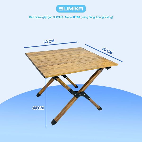 Bàn xếp gọn dã ngoại Sumika KT60 – CTY TNHH TM&DV PHẠM GIA NGUYỄN