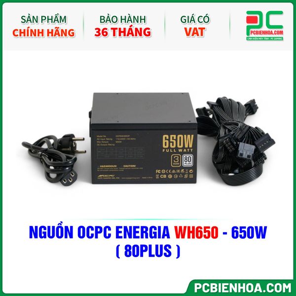 NGUỒN OCPC ENERGIA WH650 - 650W ( 80PLUS ) – PCBIENHOA