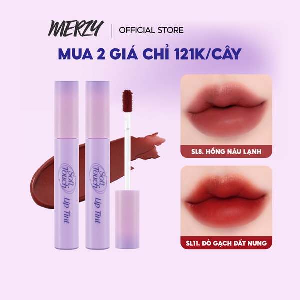 (Ver 2) Combo Merzy Soft Touch Lip Tint – MERZY VIỆT NAM