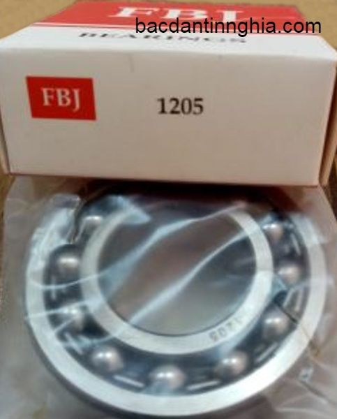 Bạc đạn vòng bi 1205 FBJ 25x52x15 mm – Bạc đạn Tín Nghĩa