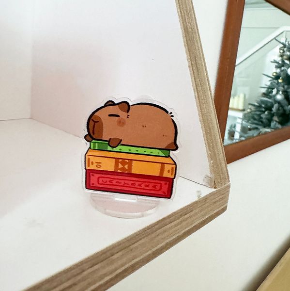 Mini standee trang trí bàn học, bàn làm việc - Capybara – Cá Chép Bookstore