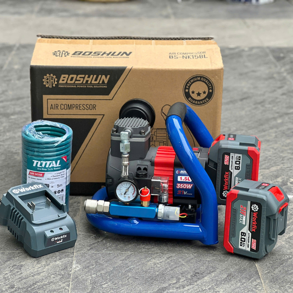 Máy nén khí mini pin Boshun BS-NK15BL – mochaiphat