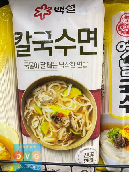 Mì Sợi To ( Mì Sợi Lớn) Beksul CJ Hàn Quốc Gói 900G / CJ) 백설제일제면소 칼국수면 – dovumart