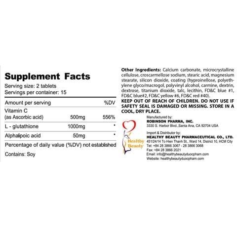 HB GLUTATHION - C PLUS – Healthy Beauty Pharma Co.,LTD