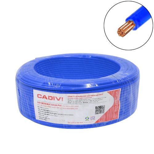 Dây điện Cadivi CV 6.0-0,6/1kV – Siêu Thị Vật Tư
