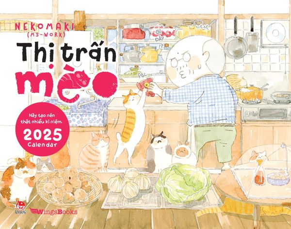 Lịch Để Bàn Thị Trấn Mèo 2025 – Hikaru Shop