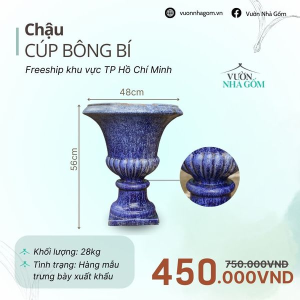 chậu gốm xuất khẩu thanh lý – vuonnhagom.vn