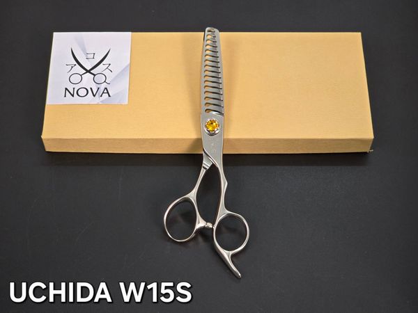 Uchida - Kéo tỉa mã W15S – NOVA HAIR TOOLS