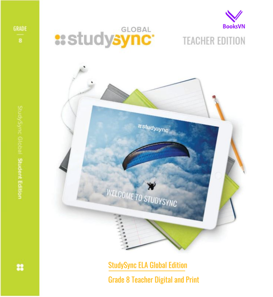 Grade 8 StudySync ELA Global Edition: 1-year Teacher Digital License a ...