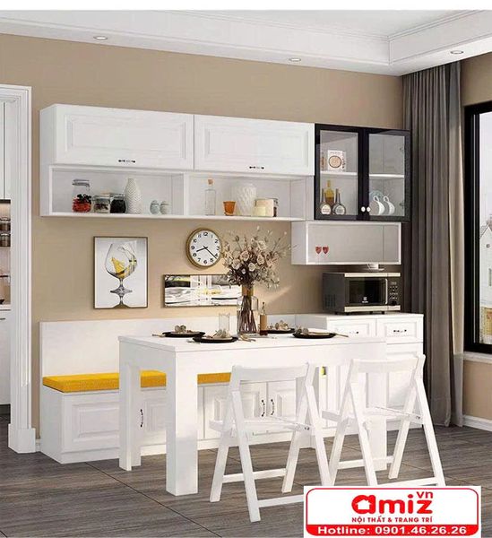 Tủ bếp đẹp hiện đại gỗ công nghiệp AMIZ-003 – AMIZ.VN ( nội thất & trang trí )