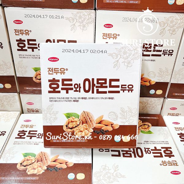 Sữa óc chó hạnh nhân Hanmi HQ – Suri Store