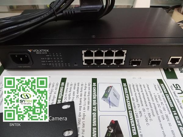 SWITCH VOLTEK MEN 3410 LAYER 2 MANAGED – CÔNG TY TNHH CÔNG NGHỆ SONG NHÂN