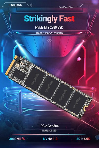 SSD Kingbank (M2 NVMe) KP230 512G – Linaco
