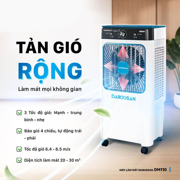 Quạt điều hòa Daikiosan DM110 – Điện Máy Xuân Hòa